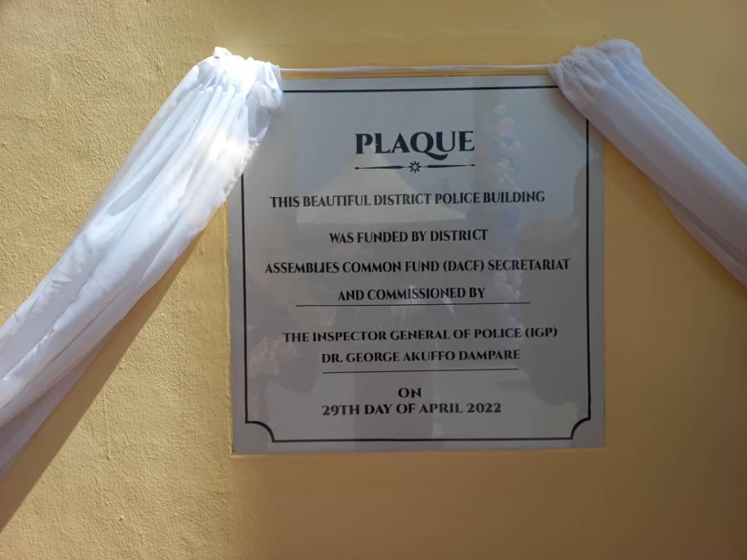 Tema Community 2 District police Get New Headquarters - Plan B 104.5 FM
