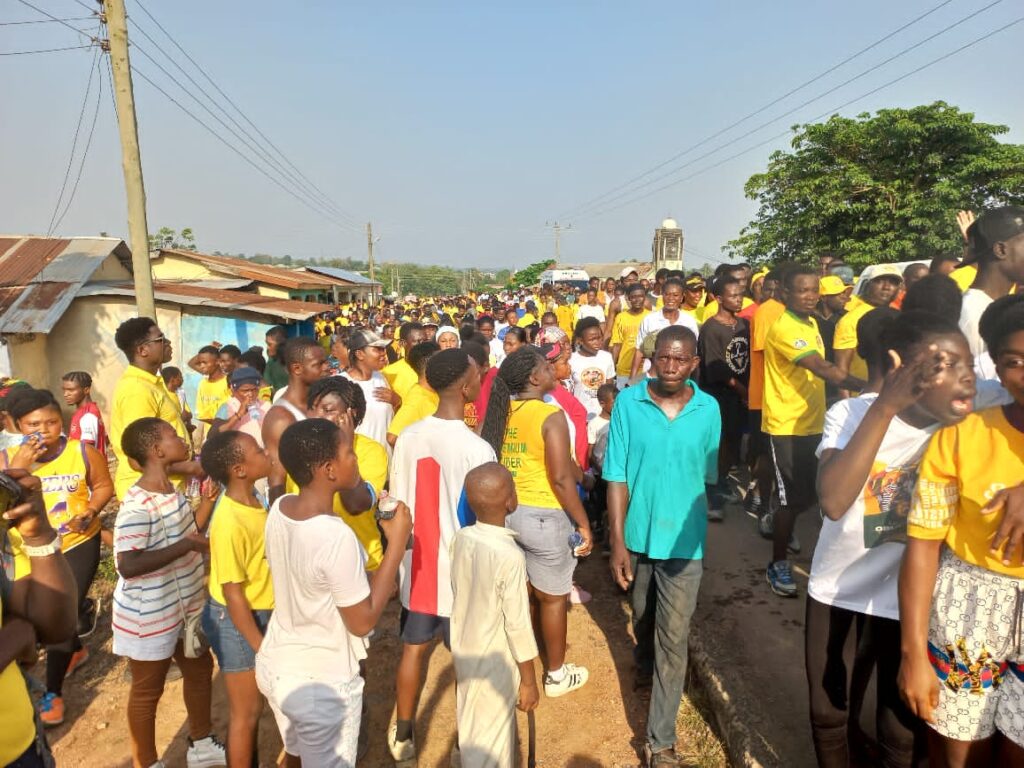 Asamankese: Thousands embark on health walk to mark Obuodwan festival ...