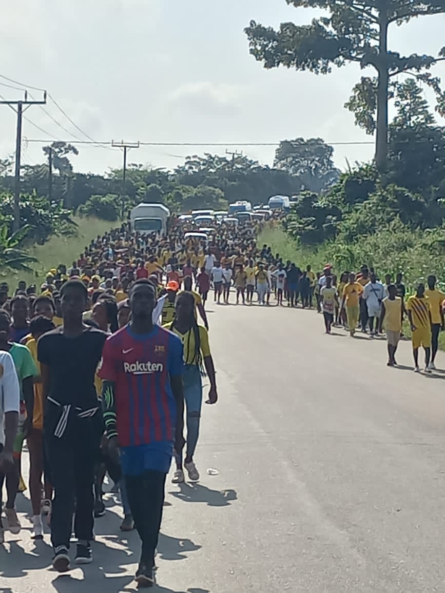Asamankese: Thousands embark on health walk to mark Obuodwan festival ...